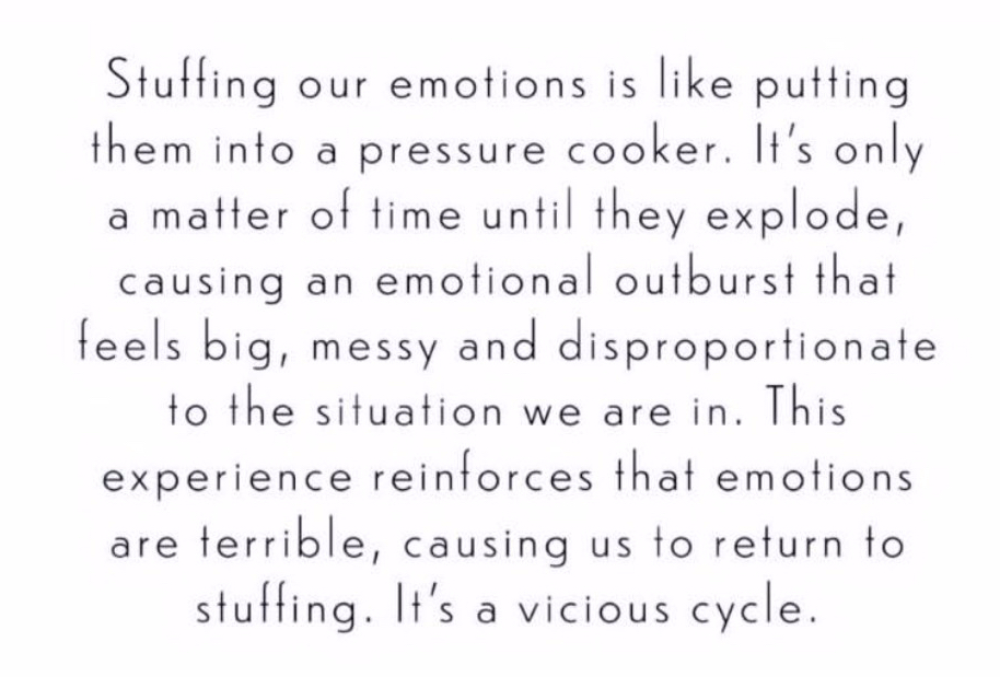 thought of the week: your emotions don’t belong in a pressure cooker ...