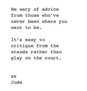 thought of the week: be wary – keep up with k.tap