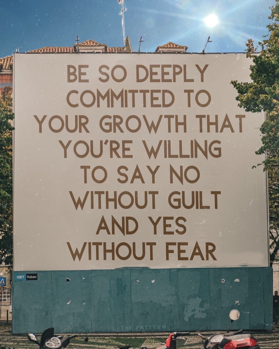 thought of the week: say no without guilt and yes without fear – keep ...